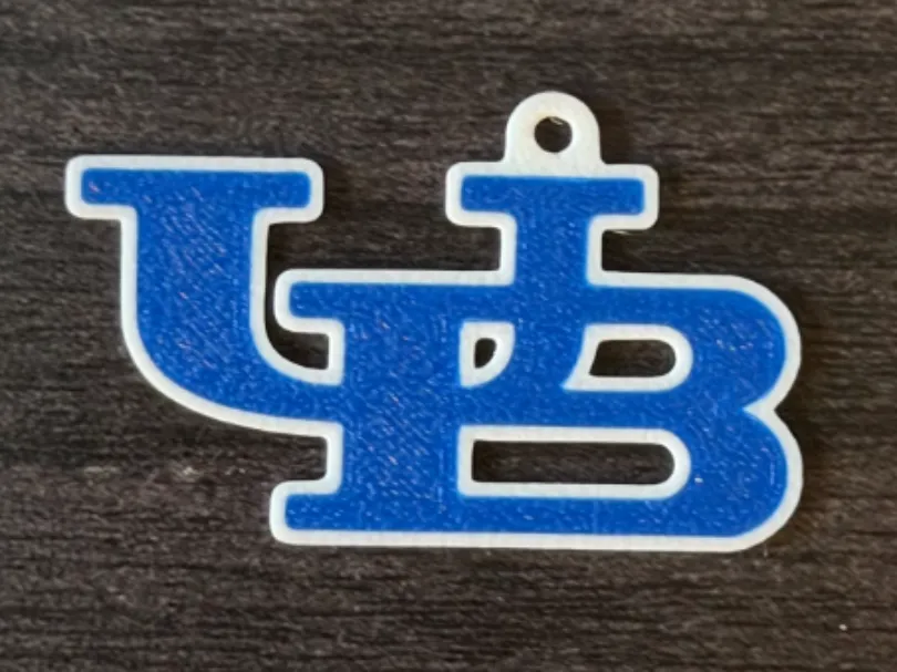 UB Keychain - Free 3D Print Model - MakerWorld