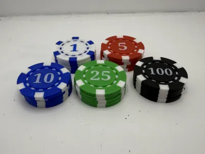 poker chips 3d print model download - MakerWorld