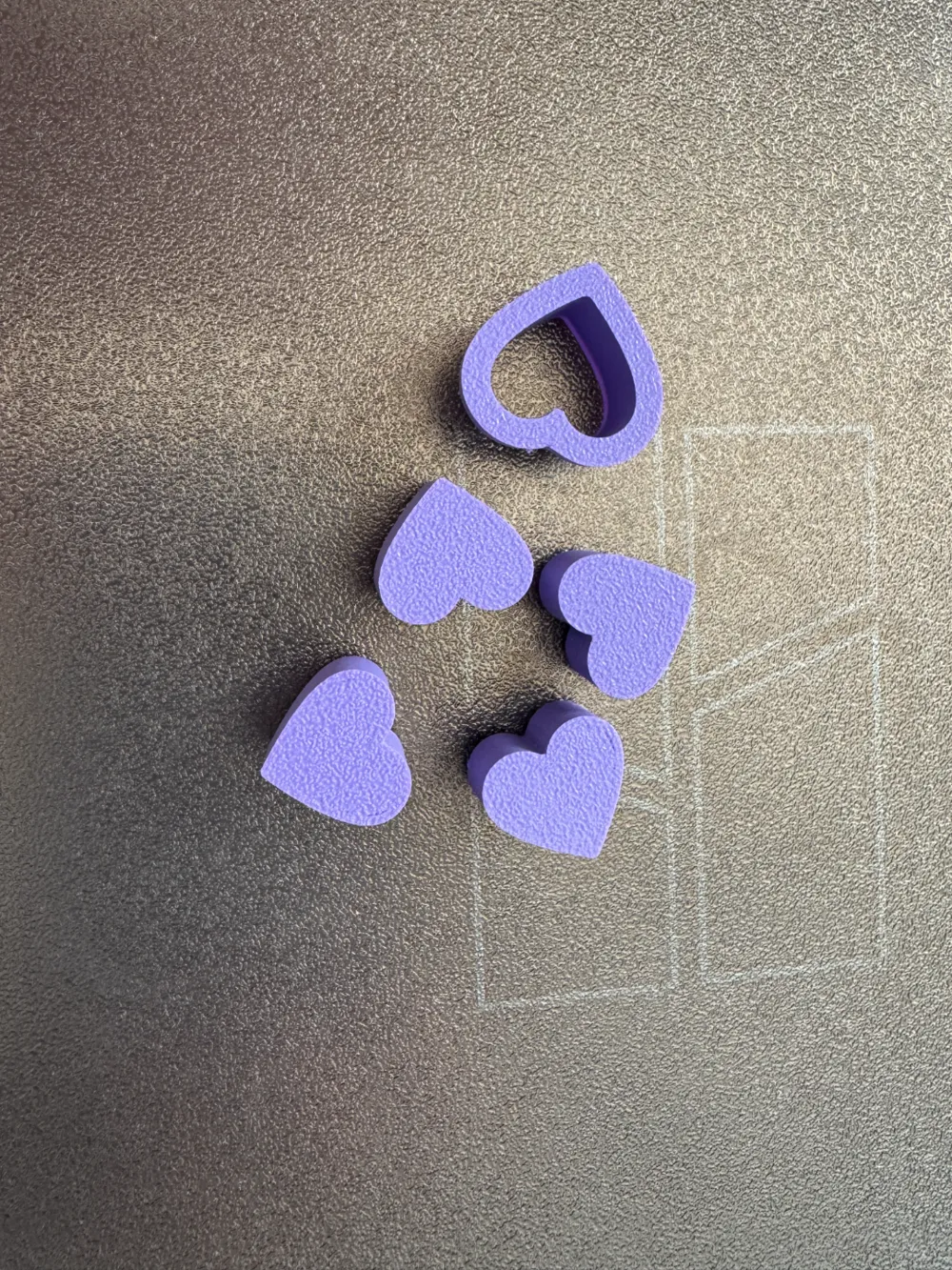 Conversation hearts polymer clay cutter and stamps by user_3439182665 ...