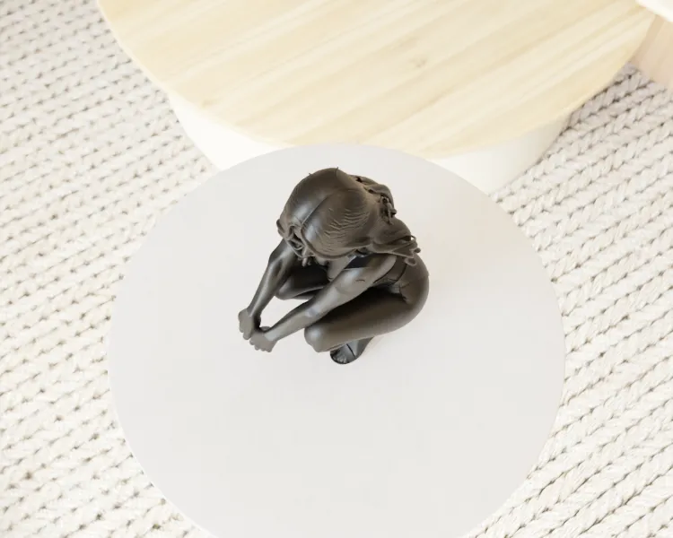 Signora Accovacciata - Modello di stampa 3D gratuito - MakerWorld