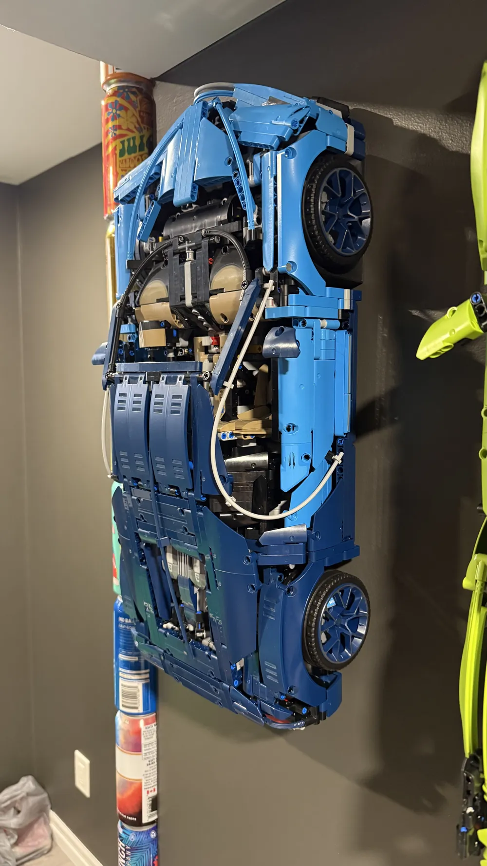 LEGOs Bugatti Chiron - 42083 Wall Mount - Free 3D Print Model - MakerWorld