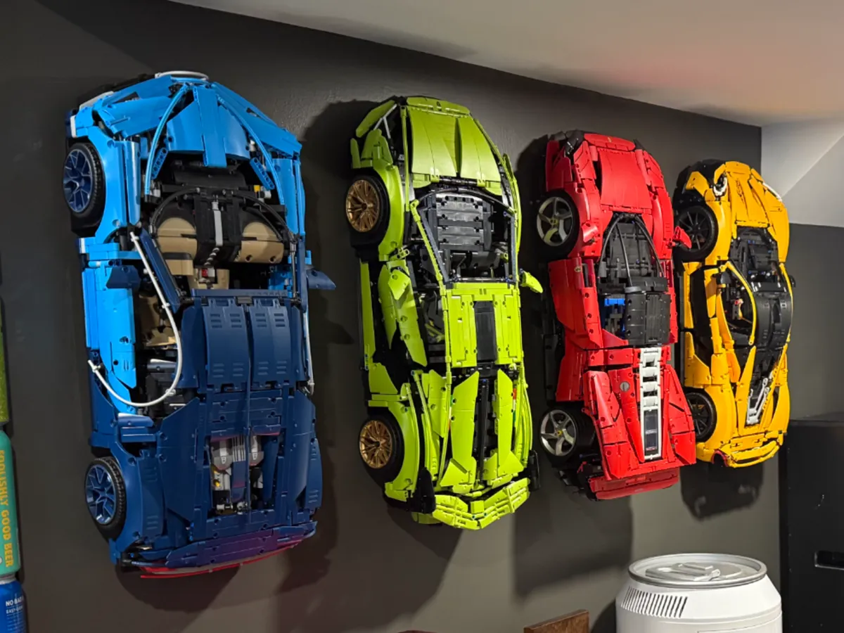 LEGOs Bugatti Chiron - 42083 Wall Mount - Free 3D Print Model - MakerWorld