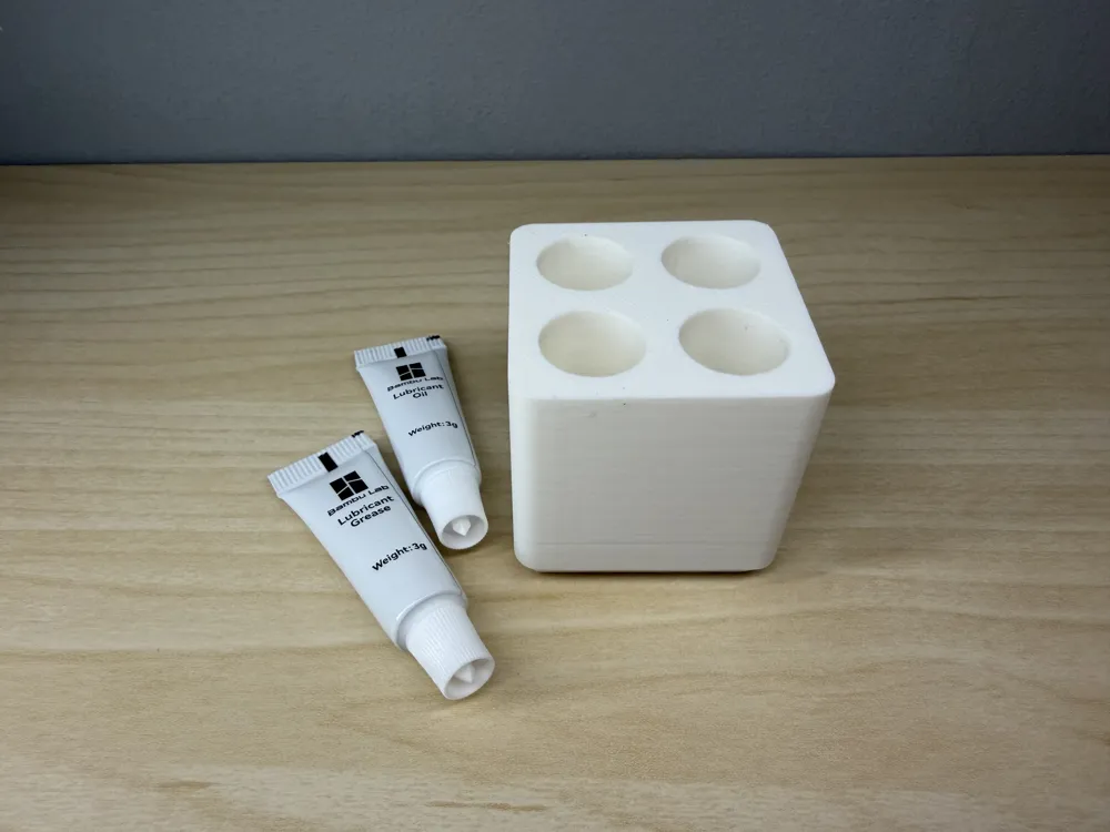Gridfinity Lubricant Grease/Oil Tube Holder by Lukas MakerWorld ...