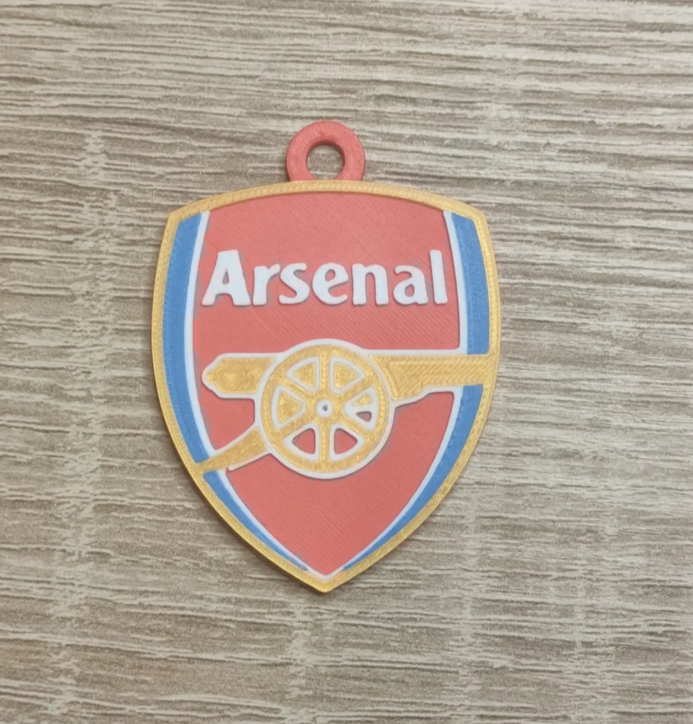 Arsenal logo keychain by Carlson - MakerWorld