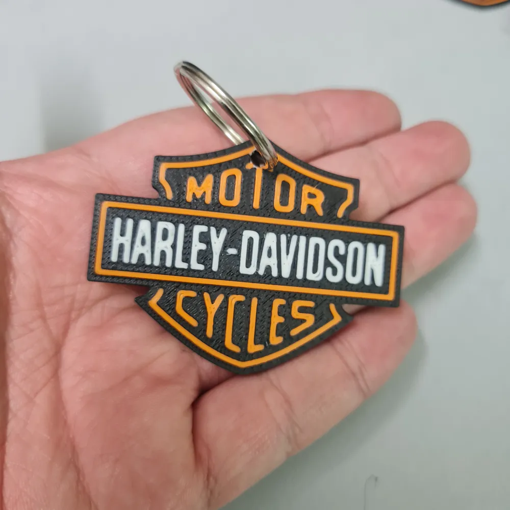 Harley-Davidson Keychain by Maker's Innovations - MakerWorld