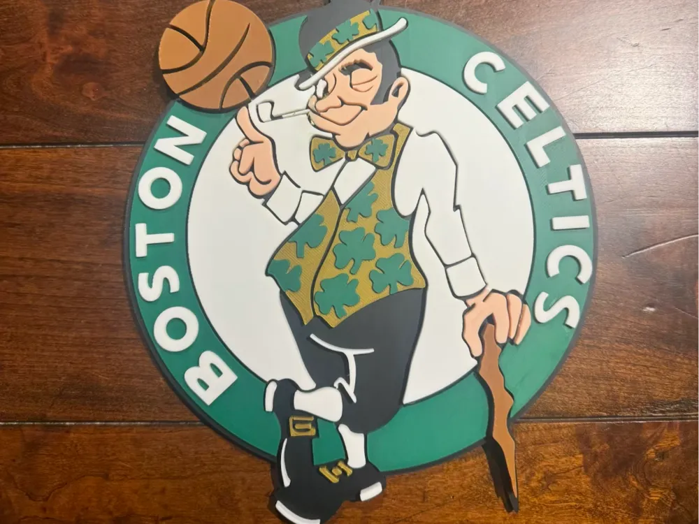 Boston Celtics Oversized Necklace Alternate Logo - Free 3D Print Model ...