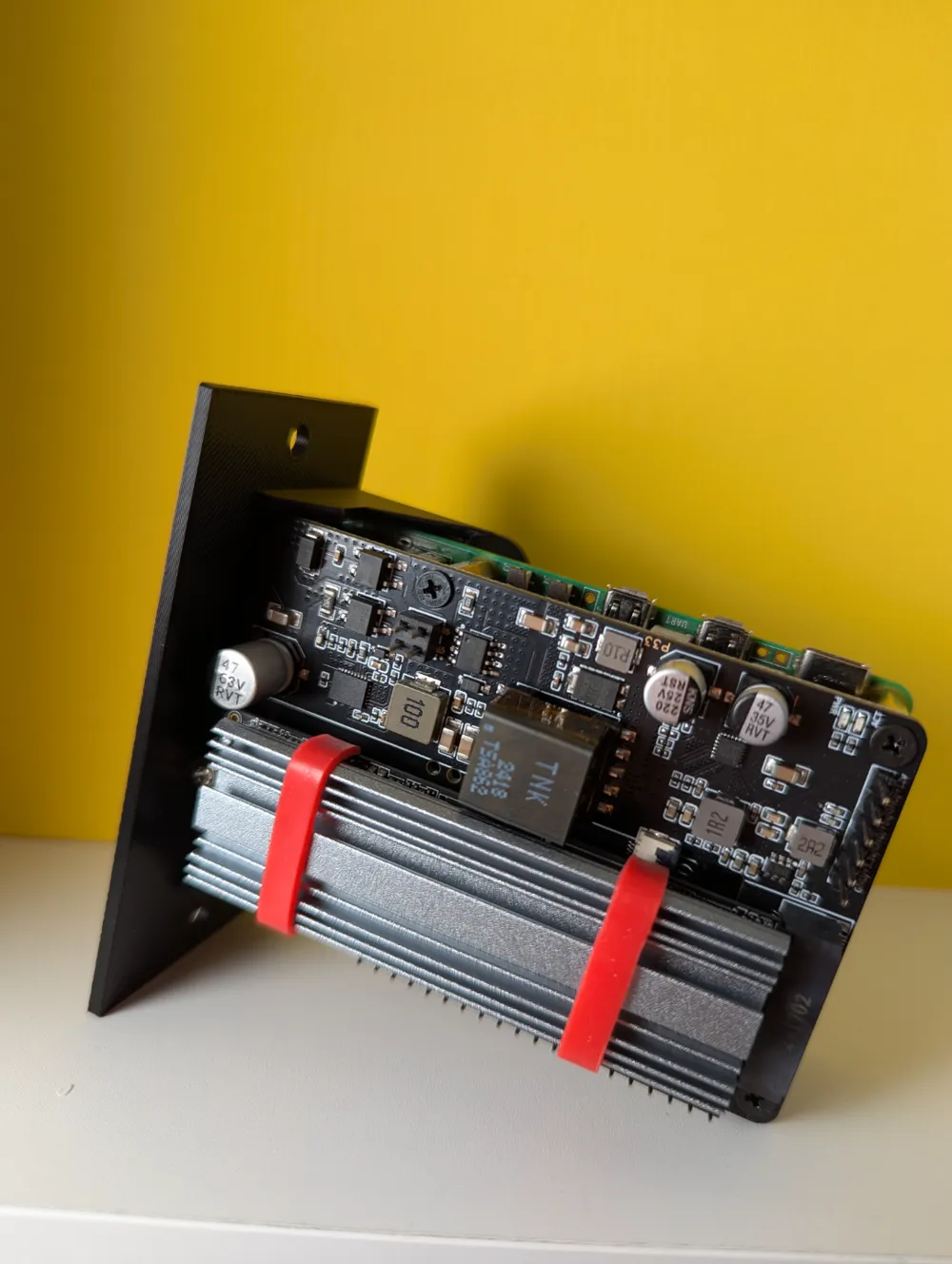 Raspberry Pi 5 rack mount w/ POE & M2 support Remixed by PrintIT ...