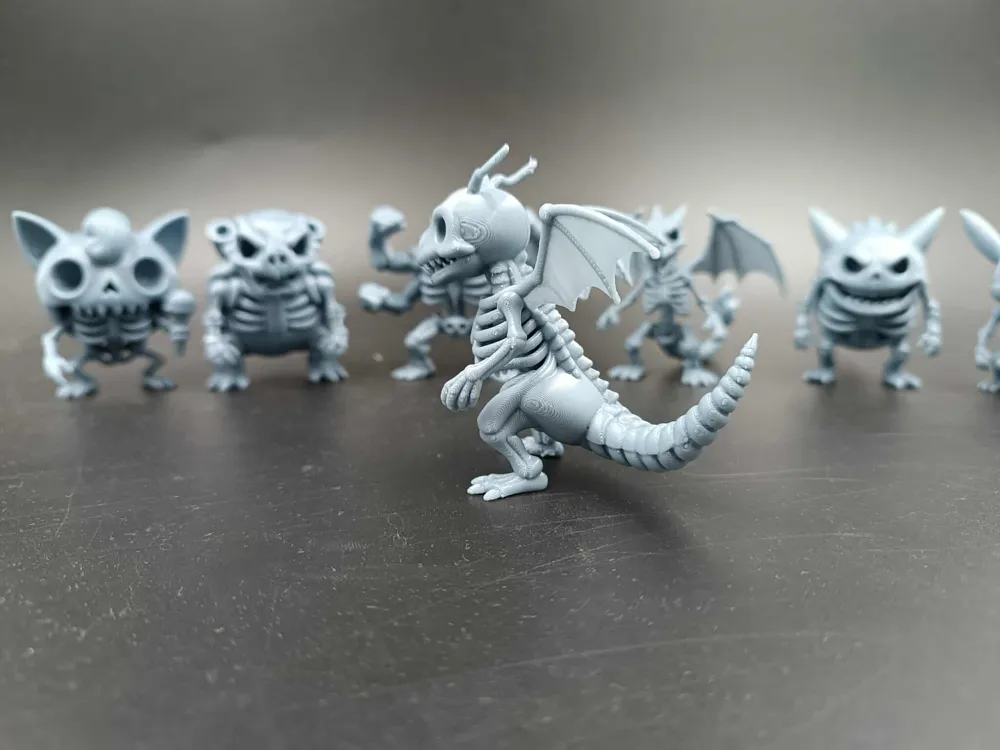 Dragonite Skeleton Pokemon Kawaii - Anime - Toy by drakeforge3d ...