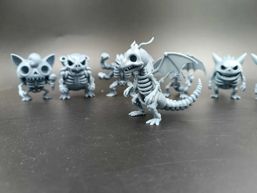 Dragonite Skeleton Pokemon Kawaii - Anime - Toy by drakeforge3d ...