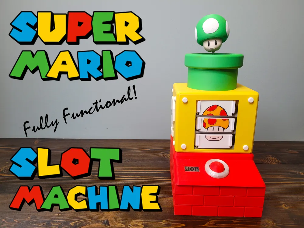 Super Mario Machine à Sous par BCLayerWorksMakerWorld : Téléchargez des ...