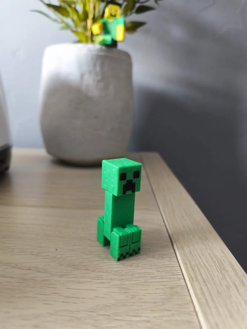 Minecraft Creeper Textured Version - 1hr print - Free 3D Print Model ...