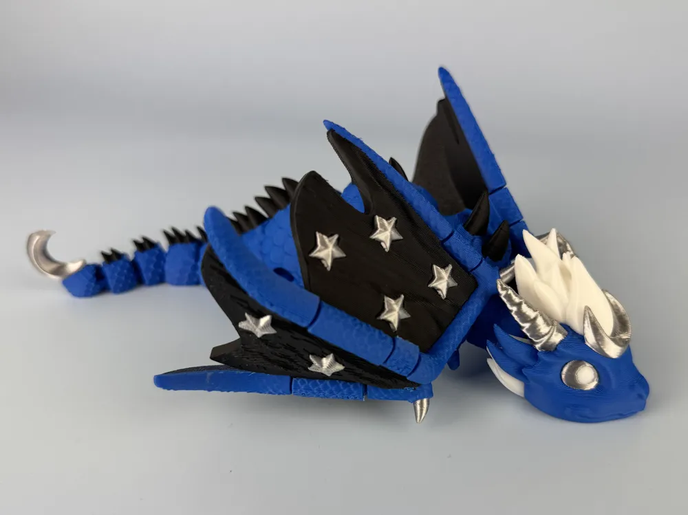 Elder Moon Dragon - Articulated Dragon Figure - Free 3D Print Model ...