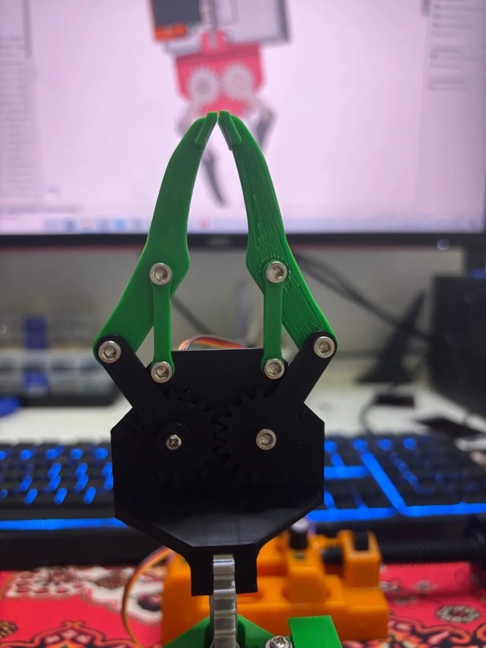 3D Printed Servo Gripper - Free 3D Print Model - MakerWorld