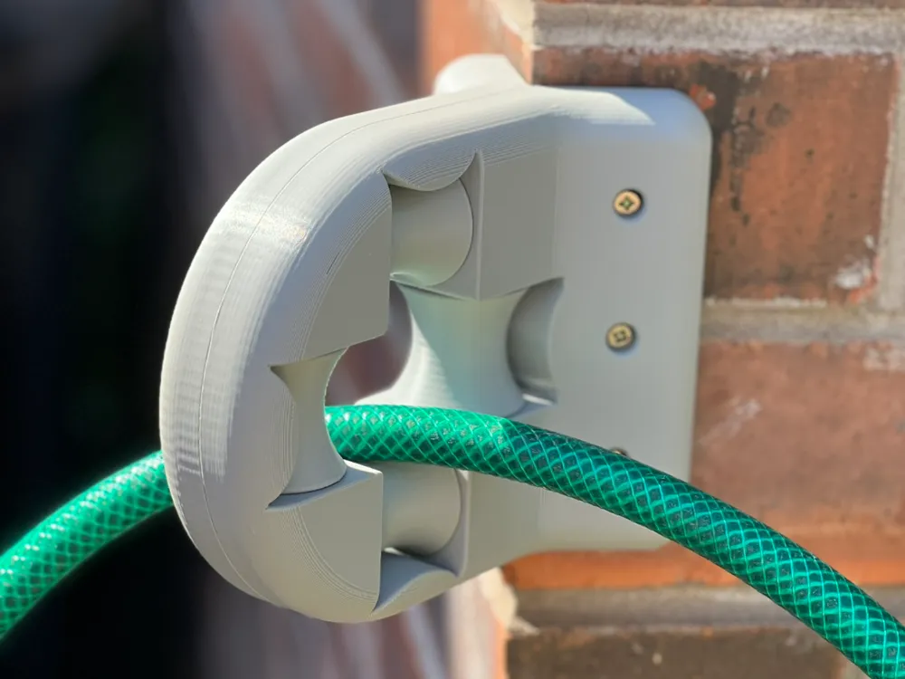 Garden Hose Roller Guide - Wall Corner/Flat Mount by The Manoeuvre ...