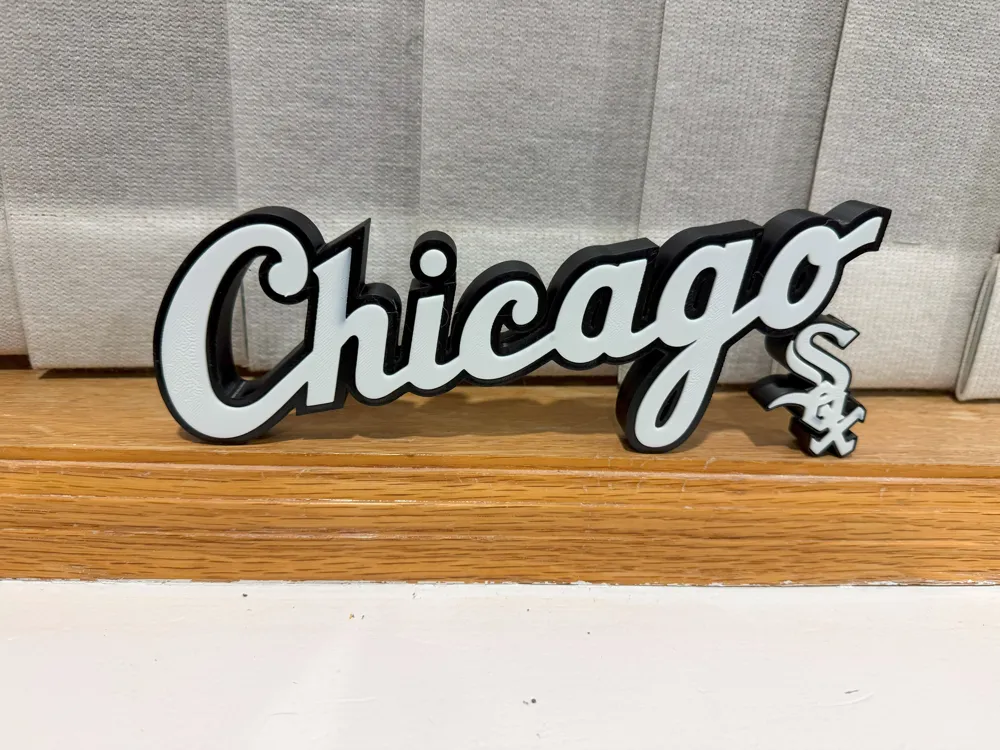 Chicago White Sox jersey logo fan art by Bru034 MakerWorld: Download ...