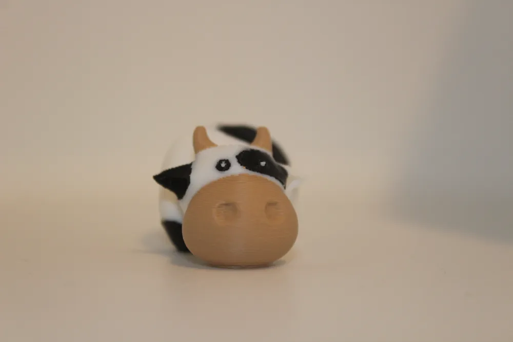 flexi print in place cow - Free 3D Print Model - MakerWorld
