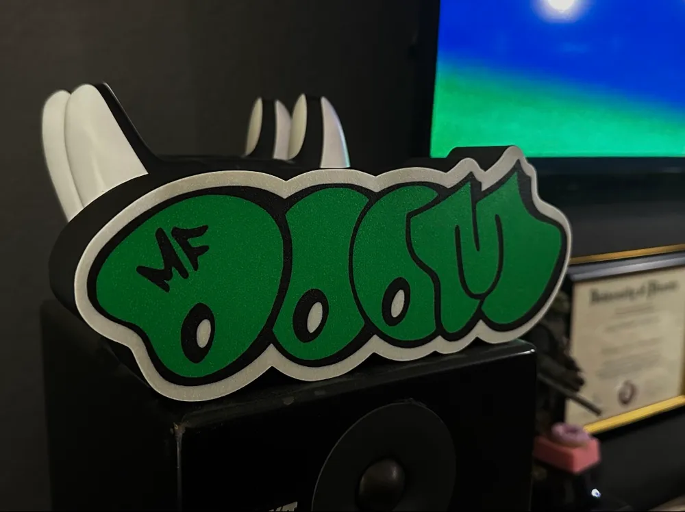 MF DOOM Tag Lightbox by PrintsByJar3D - MakerWorld