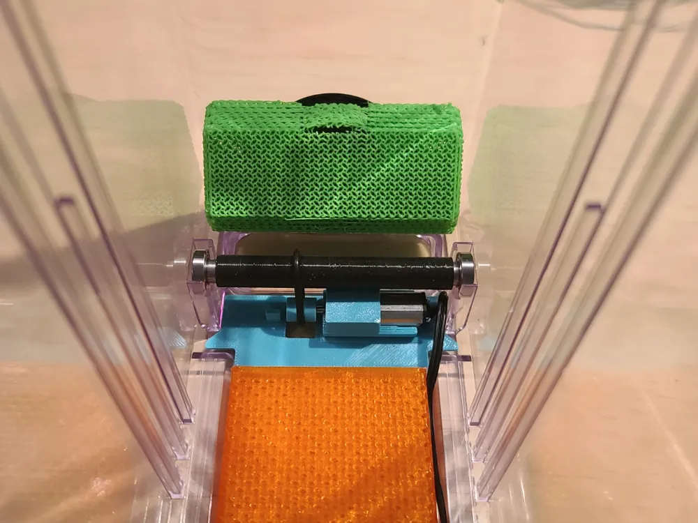Polydryer motorized spool spinner V2 - Free 3D Print Model - MakerWorld
