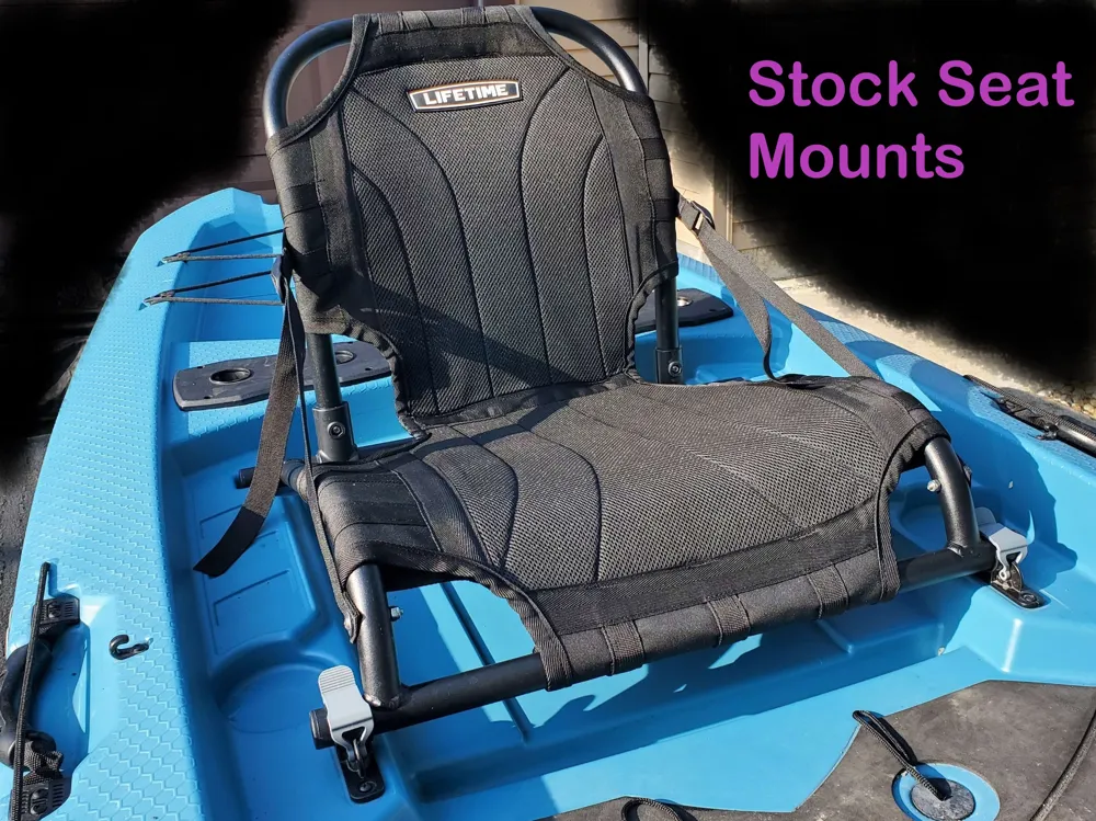 Seat Risers for Lifetime Manta Angler Kayak - Free 3D Print Model ...