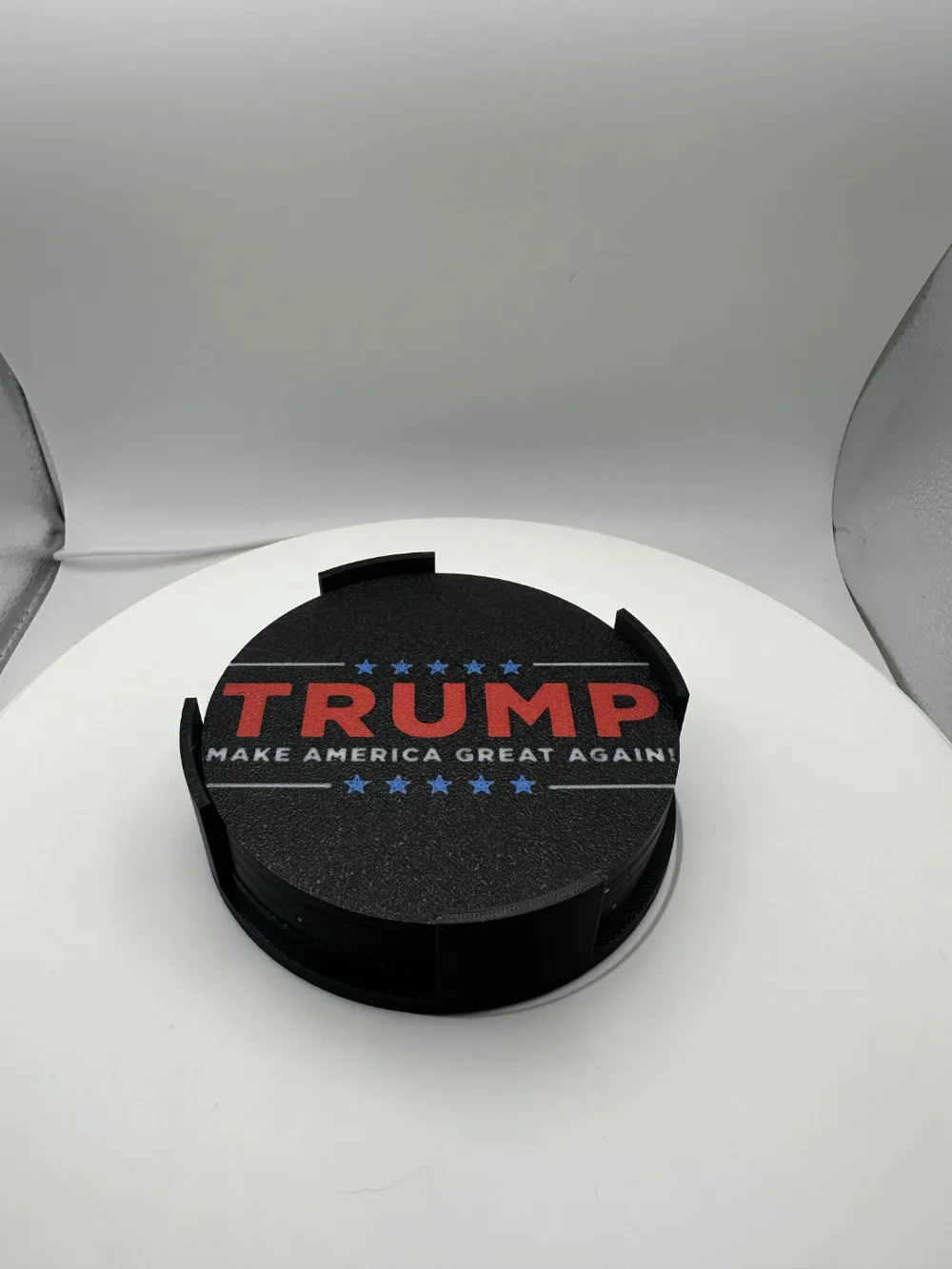 Trump MAGA Coaster Set- Perfect Stocking Stuffer by Moosey - MakerWorld