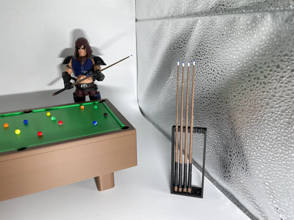 Mesa de billar para figuras de acción a escala 1:12 por Roughrider 3D ...