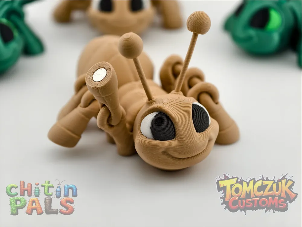 Chitin Pals: Magnetic ANT - Free 3D Print Model - MakerWorld