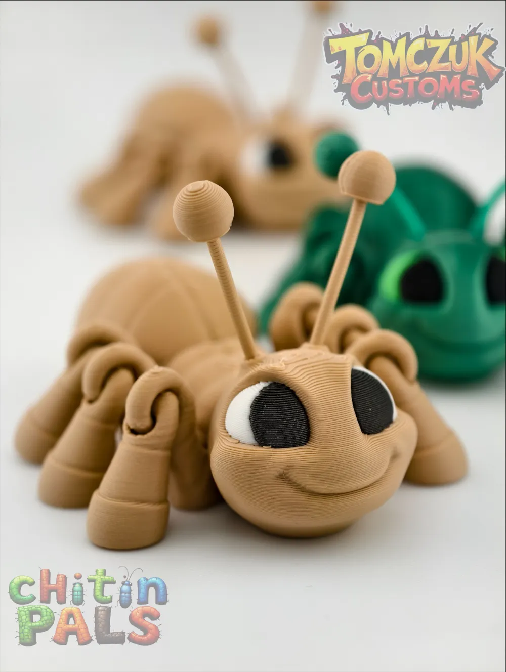 Chitin Pals: Magnetic ANT - Free 3D Print Model - MakerWorld