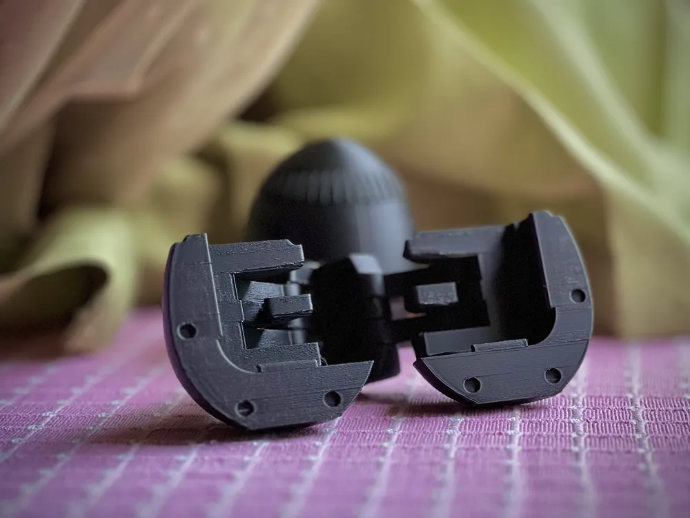 Yolk Grip - Foldable Egg-Shaped Smartphone Handle by weirdeetz - MakerWorld