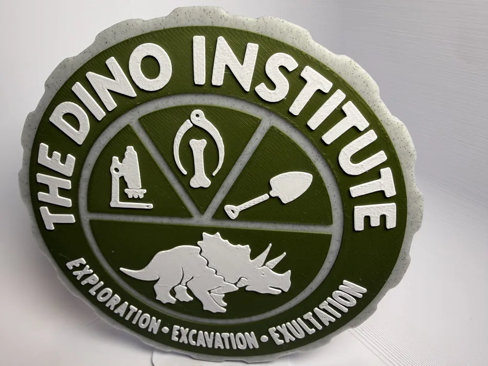 Disney's Animal Kingdom Dino Institute Sign - Free 3D Print Model ...