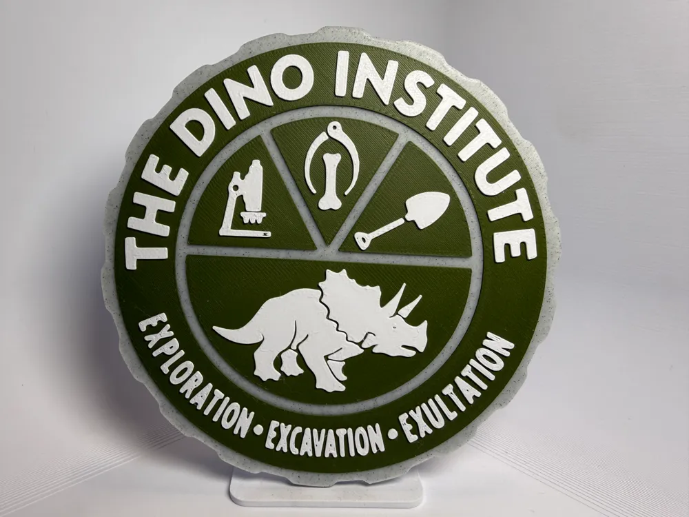 Disney's Animal Kingdom Dino Institute Sign - Free 3D Print Model ...
