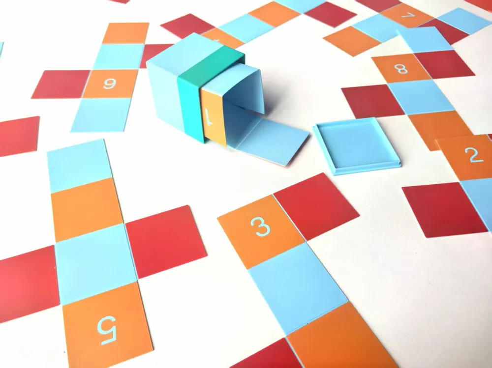 【Math teaching aid】Cube surface area net - Free 3D Print Model - MakerWorld