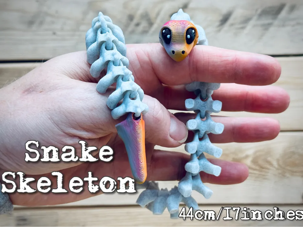 Snake skeleton by ENIQUE3D MakerWorld: Download Free 3D Models