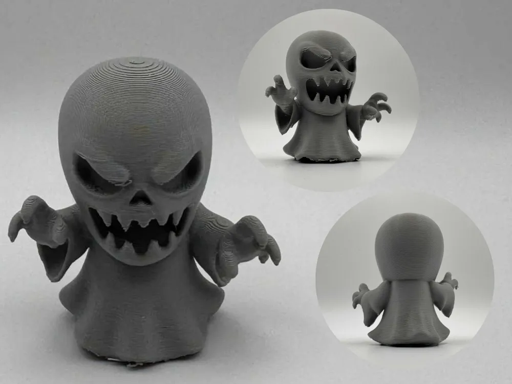 Spooky Chibi Ghost – Halloween Figurine by humilak MakerWorld: Download ...