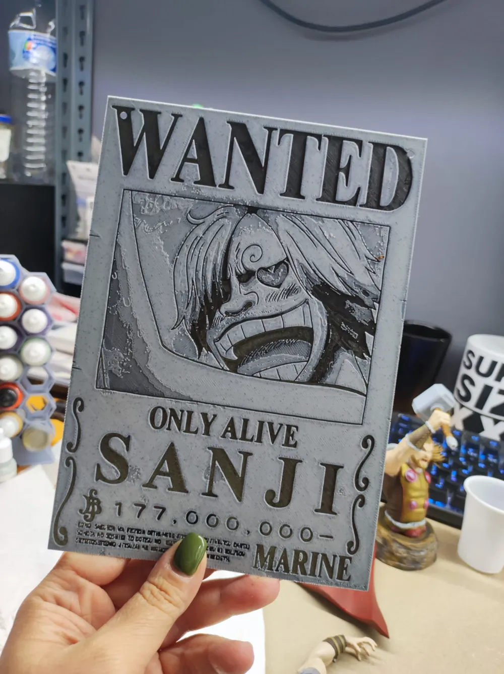 Wanted Poster Sanji - One Piece by 2070|Costums MakerWorld: Download ...