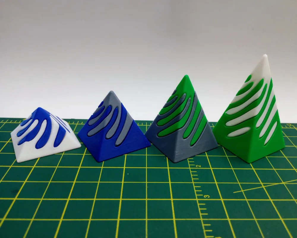 Impossible Passthrough Pyramid Fidget - Free 3D Print Model - MakerWorld