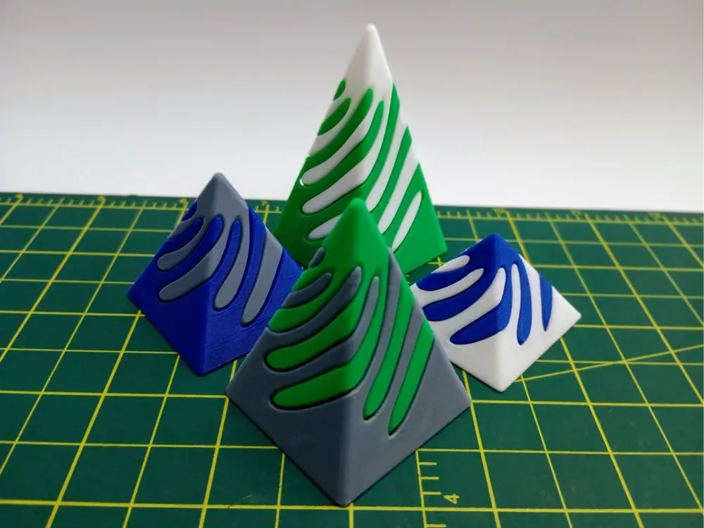 Impossible Passthrough Pyramid Fidget - Free 3D Print Model - MakerWorld