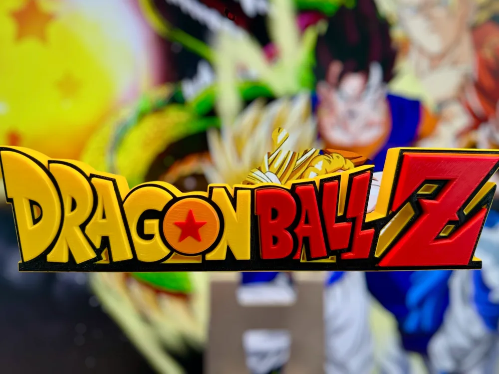 DragonBall Z Logo Display Stand by Hylijan - MakerWorld