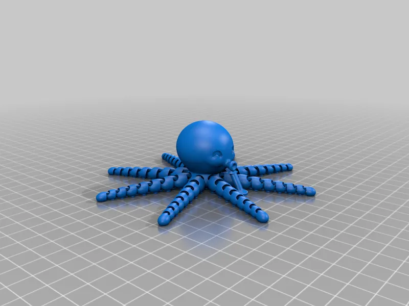 Cute Mini Octopus v2 by Davis_County_Library - MakerWorld