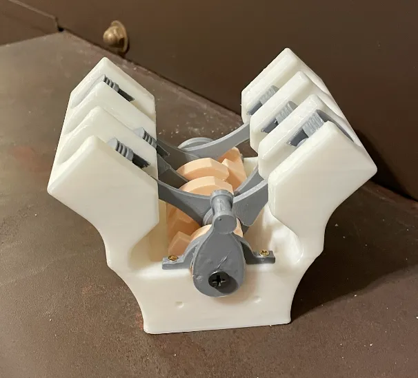 V6 Working Engine Model Remixed by the3dprinterman21 MakerWorld: Download Free 3D Models