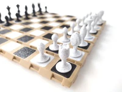 Roll Up Chess - Print in Place - (no TPU/assembly) by Rossero ...
