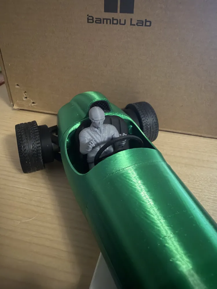 Car Driver Vintage - Formula CyberBrick - Free 3D Print Model - MakerWorld