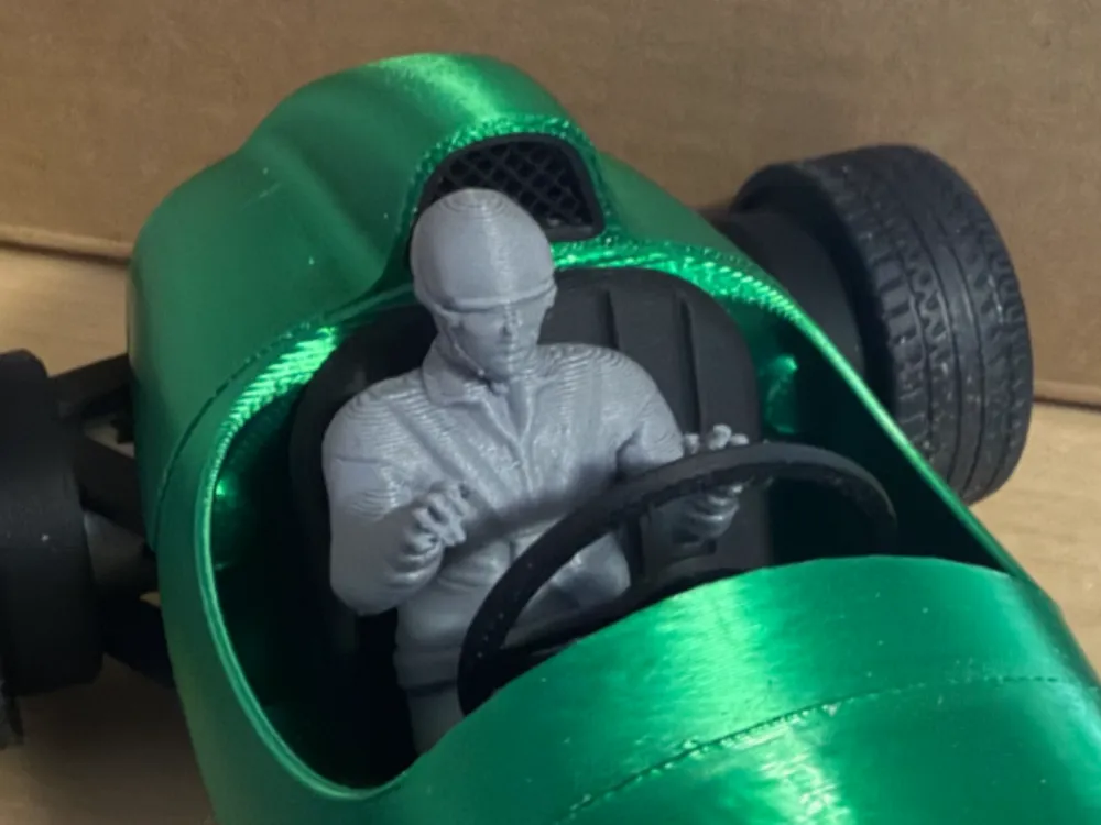 Car Driver Vintage - Formula CyberBrick - Free 3D Print Model - MakerWorld