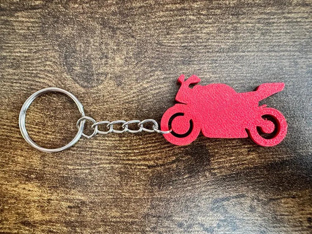 Racing Motorcycle Keychain 2 grams by Nyuks_85 - MakerWorld