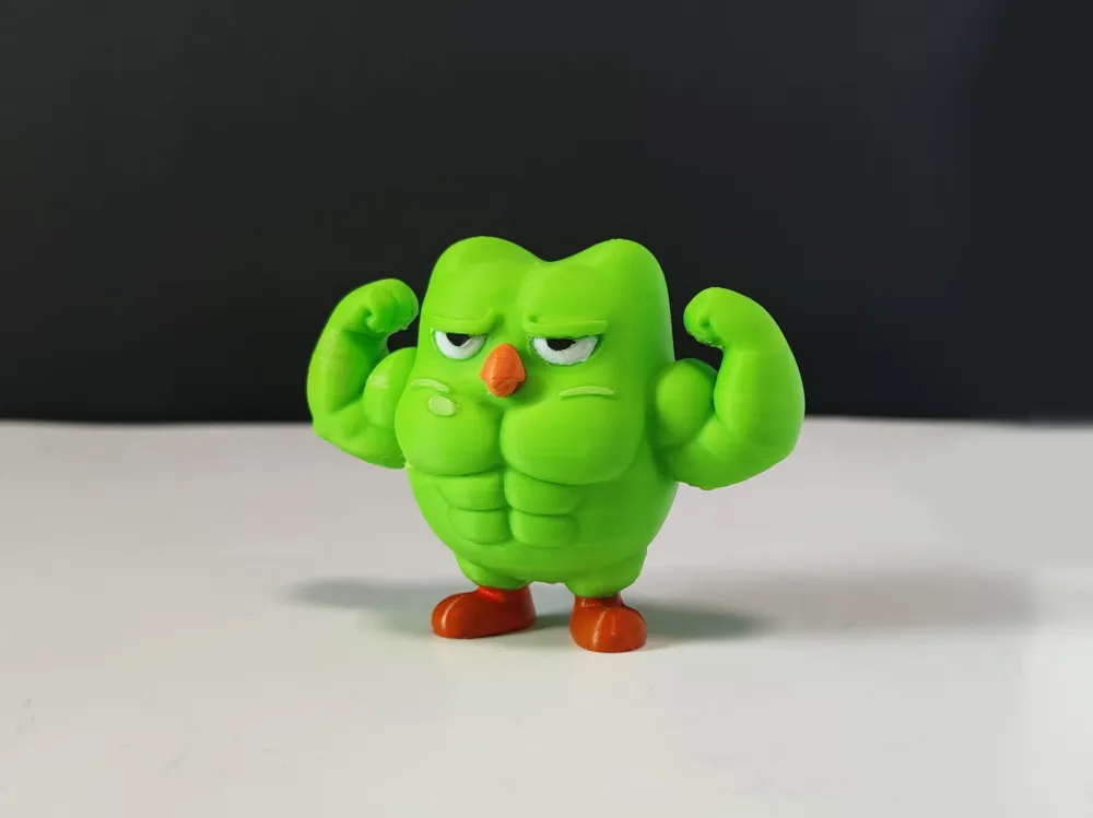 Duolingo Owl Duo - Free 3D Print Model - MakerWorld