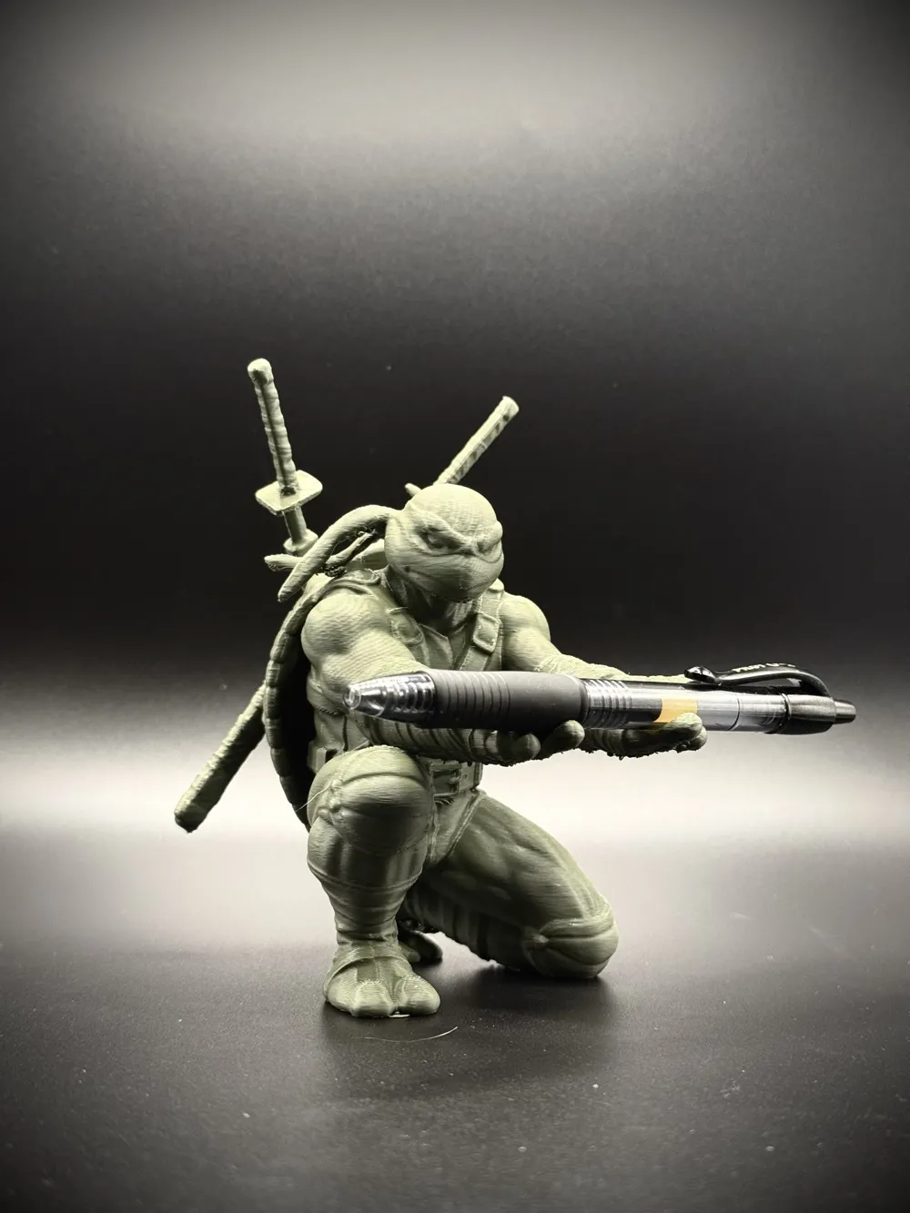 Ninja Turtles Leonardo Pen Holder ! TMNT - Free 3D Print Model - MakerWorld