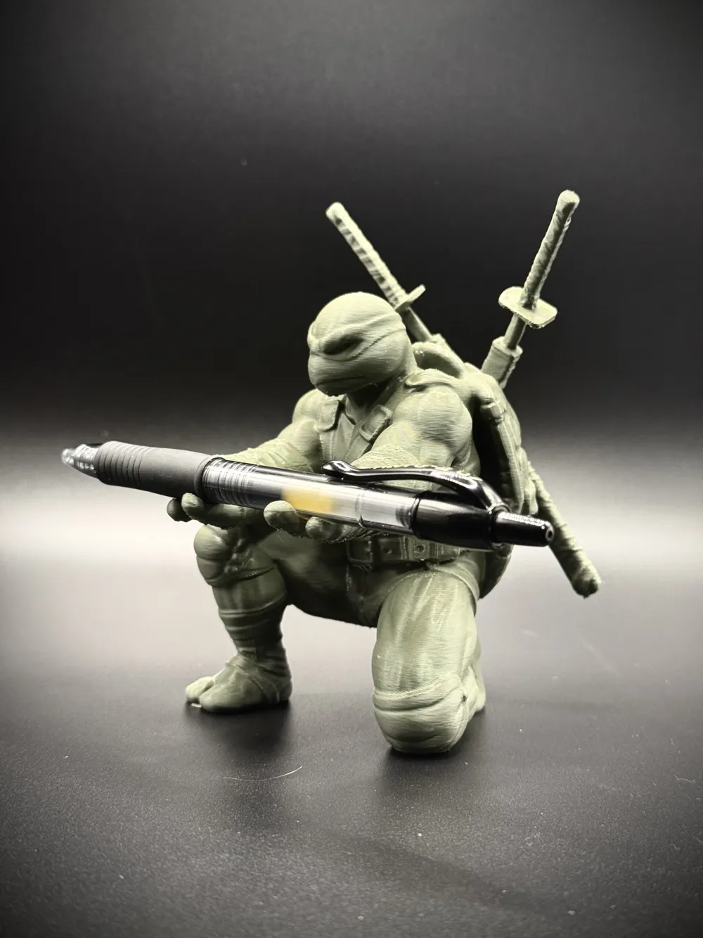 Ninja Turtles Leonardo Pen Holder ! TMNT - Free 3D Print Model - MakerWorld