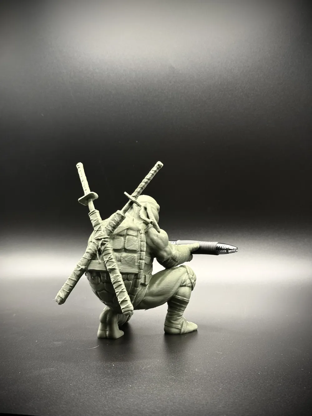 Ninja Turtles Leonardo Pen Holder ! TMNT - Free 3D Print Model - MakerWorld