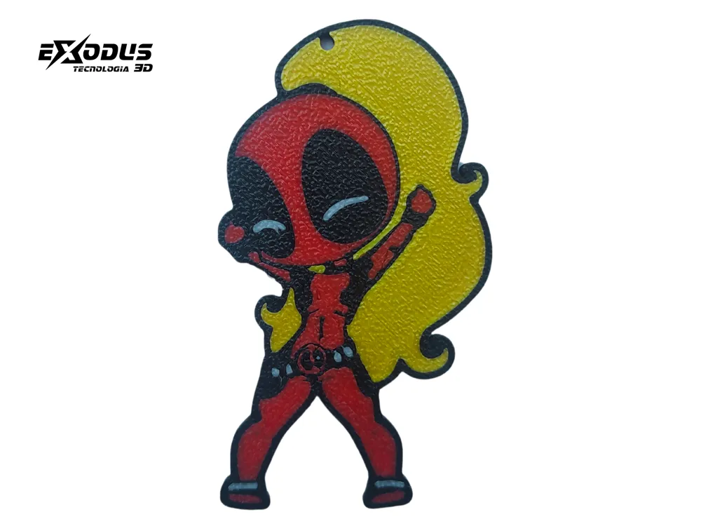 Lady Deadpool Keychain by Exodus Tecnología 3D MakerWorld: Download ...