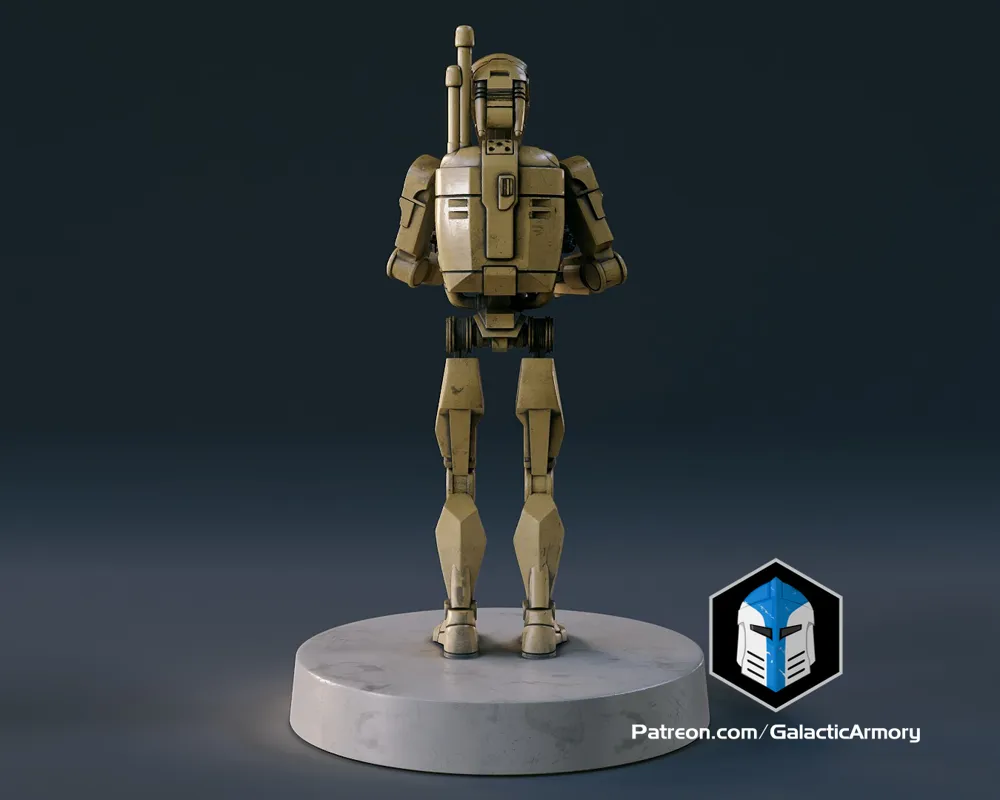 Battle Droid Figurine - Assault by Galactic Armory MakerWorld: Download ...