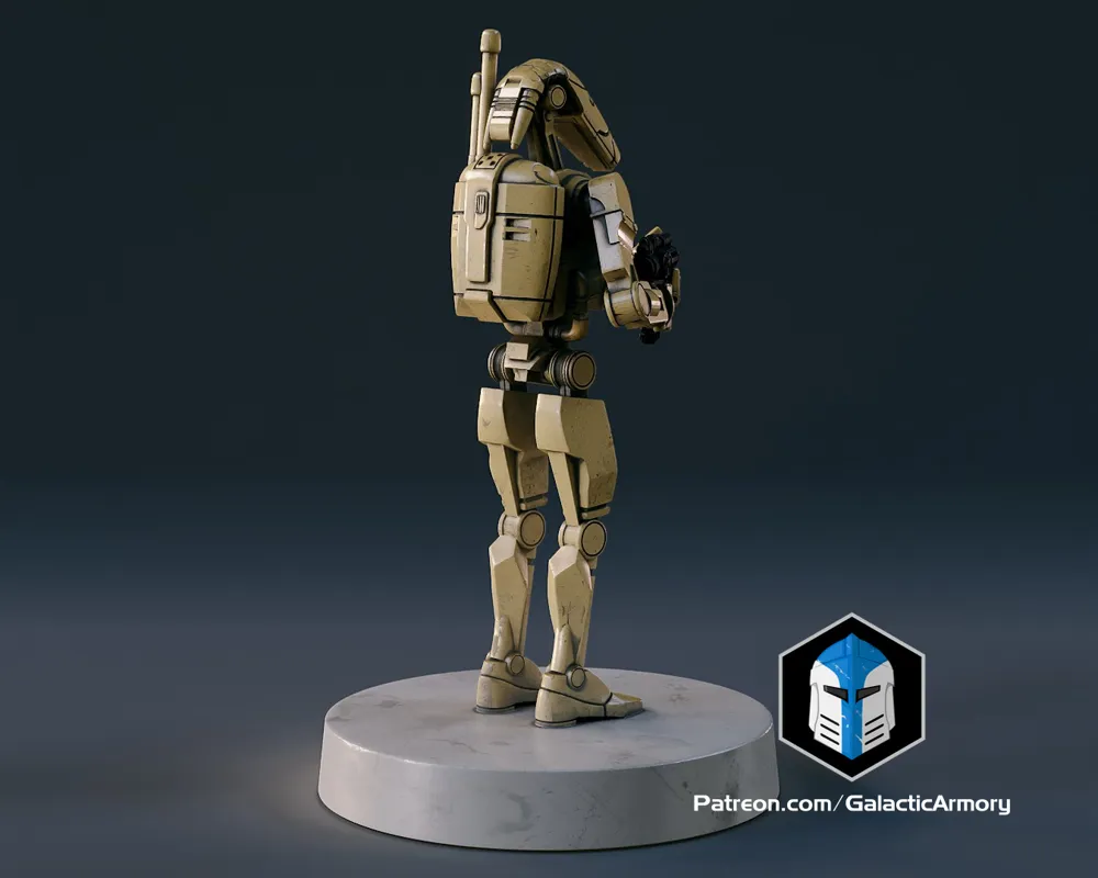 Battle Droid Figurine - Assault by Galactic Armory - MakerWorld